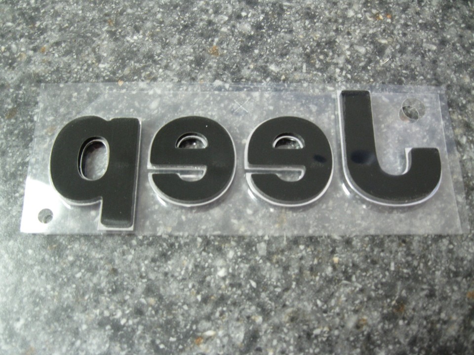 Wrangler Patriot Compass Jeep Chrome Emblem Decal Nameplate Badge Mopar ...