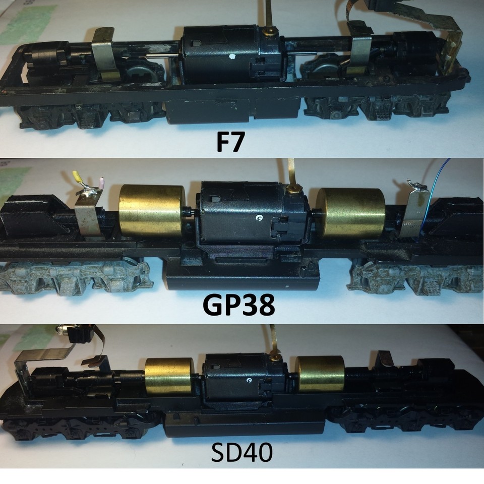 HO Kato HM-5 motor mount for Athearn Blue Box & RTR Diesels Locomotive ...