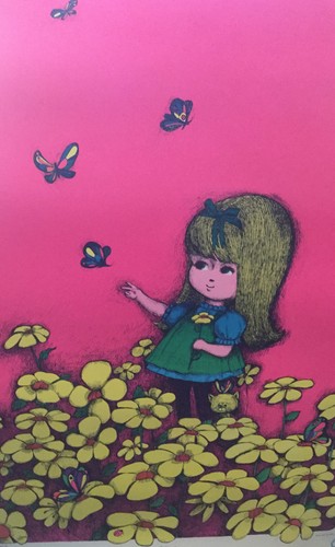 Poster. - Vintage Gary Patterson Poster. “Butterfly” 60’s Vintage ...