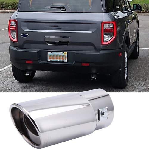 For Ford Bronco Sport Chrome Stainless Steel Rear Exhaust Pipe Tail ...