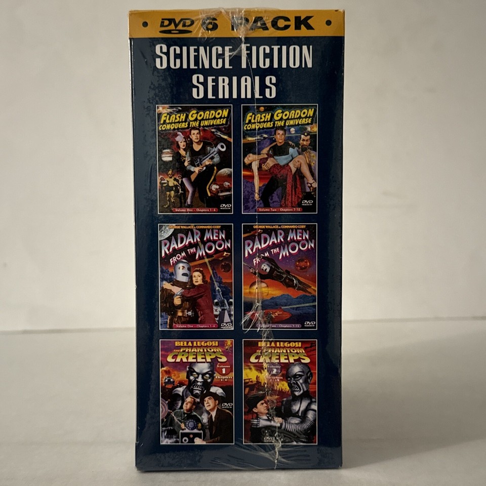 Science Fiction Serials DVD 2003 6-Disc Set Collector Library Flash ...