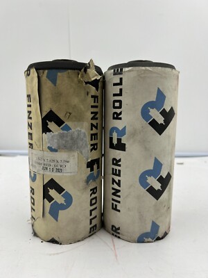 QTY 2 Finzer Roller 3.562 x 7.125 x 7.750 Code Red / Duro | eBay