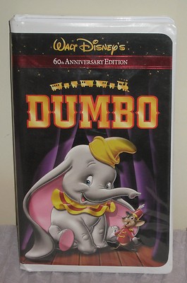 Dumbo (VHS, 2001, 60th Anniversary Edition) Walt Disney's #EN07 ...