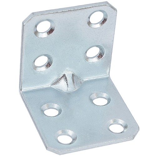 Winkelverbinder 30x30x30x1,5 mm mit Sicke 8 Löcher Lochwinkel ...