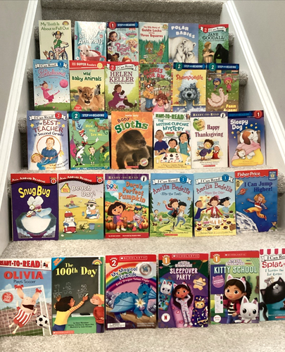Level 1 & 2 I Can Read Step into Reading Scholastic Readers 30 Books ...