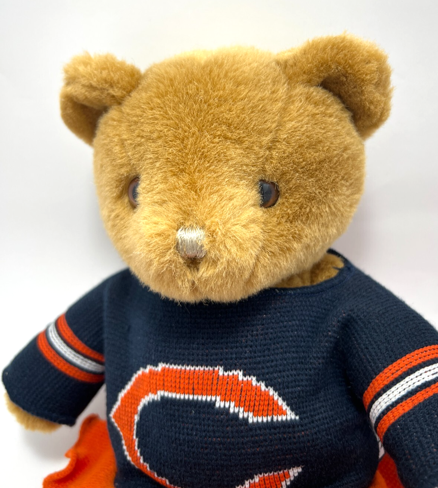 Chicago Bears Roxbury 4.0 Vintage Team Sweater 14" Plush Teddy Bear Toy ...