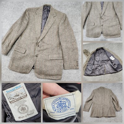 VTG J Press Mens 44 Tweed Donegal Cashmere Mohair Wool Blazer Jacket ...
