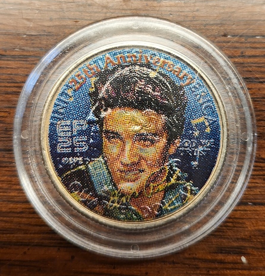 Elvis Presley Colorized 2002 U.S. Tennessee Quarter 25th Anniversary | eBay