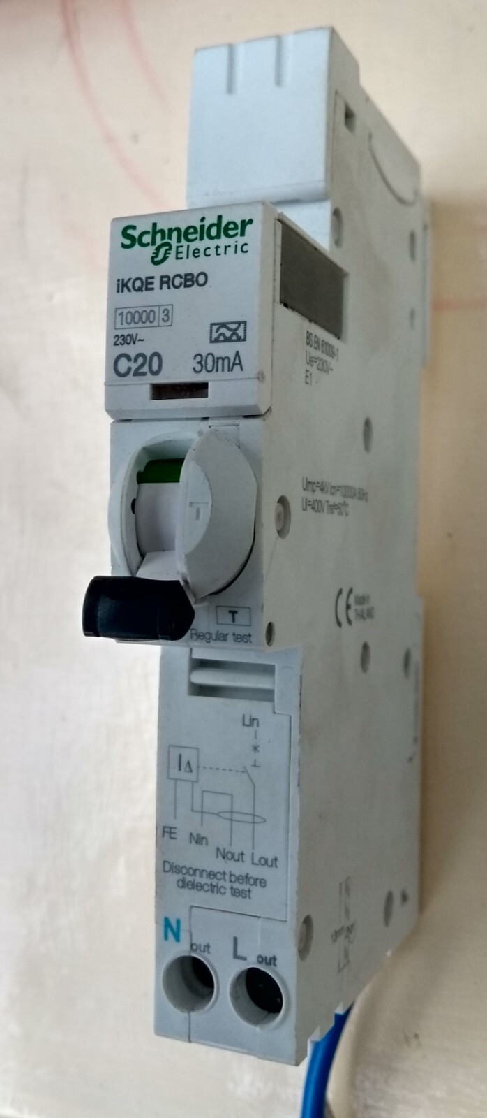 Schneider / Square D iKQE RCBO 30mA 32A, 20A, 16A, 6A Type C 10K ! New ...