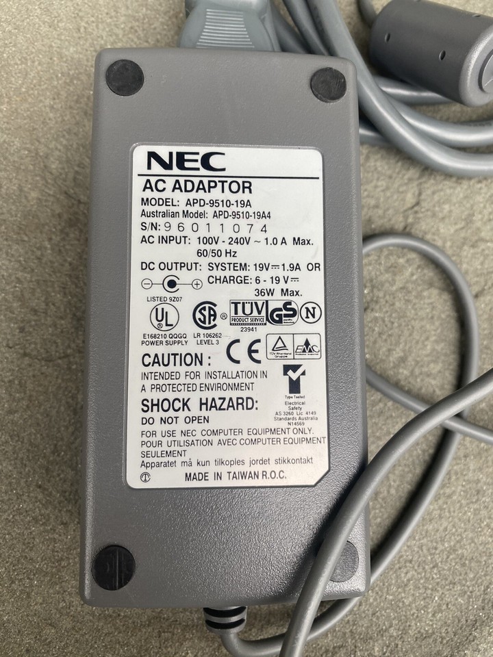 NEC ac adapter APD-9510-19A | eBay