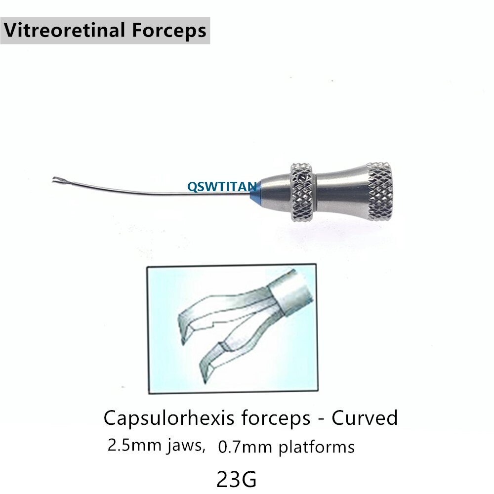 Capsulorhexis Forceps Removable Head 23G 25G Intraocular Ophthalmic ...