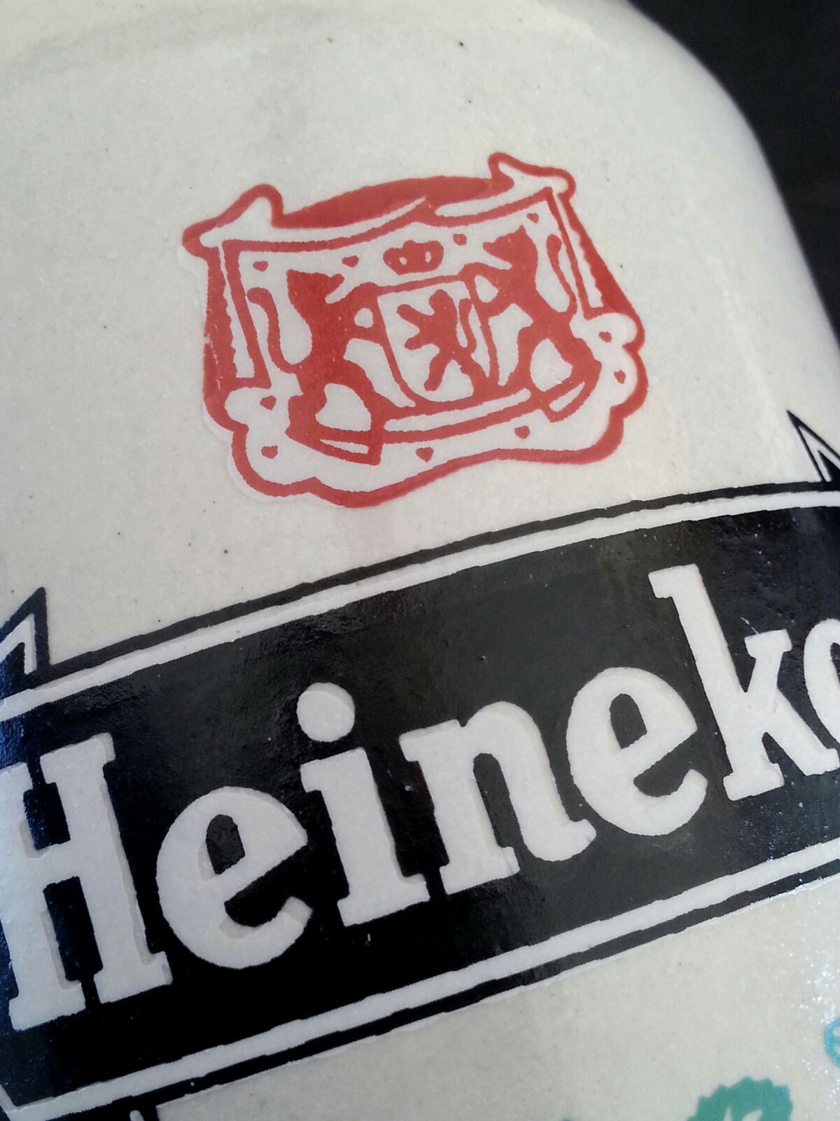 Vintage Wick-Werke Western Germany Heineken stoneware beer stein ...