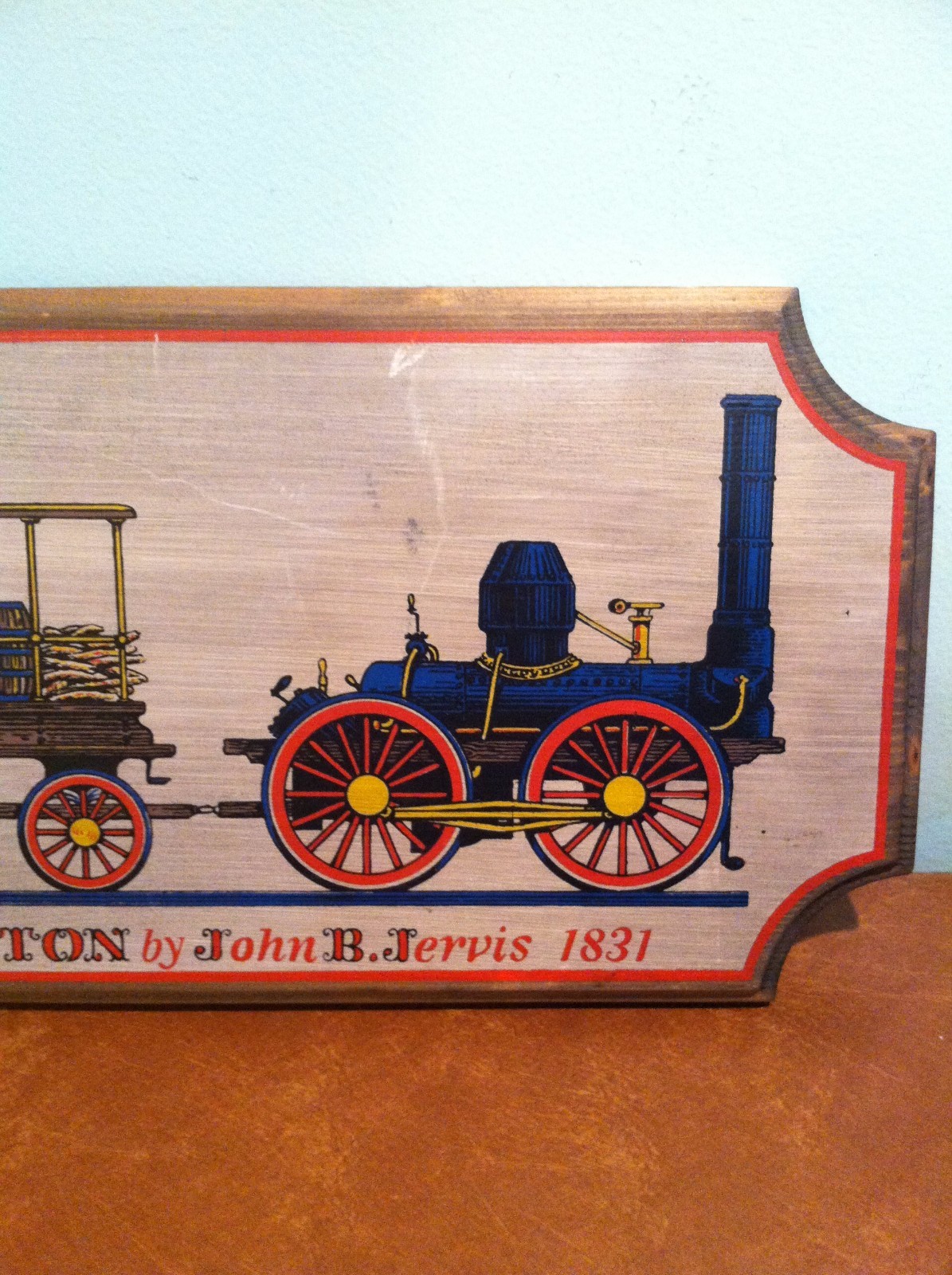 Vintage Yorkcraft York PA Wooden Railroad Sign Mohawk & Hudson R.R. | eBay