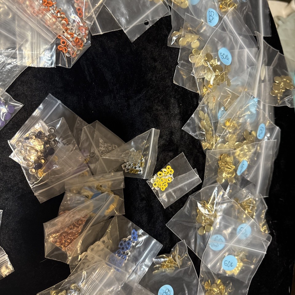 8 pounds 2oz Metal Buttons Decorative Clothes Fasteners huge lot all ...