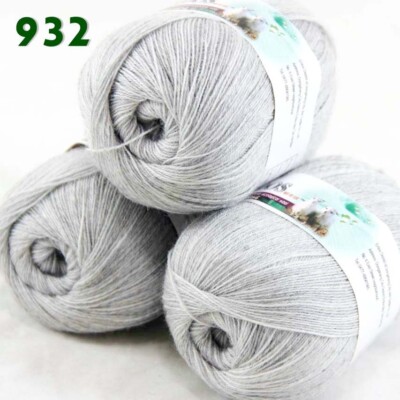 3balls x 50gr Soft Crochet Acrylic Wool Cashmere Hand Knitting Yarn ...