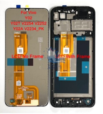For Vivo Y02 Y02T V2254 V2252 Y02A V2234_PK LCD Display Screen+Touch ...