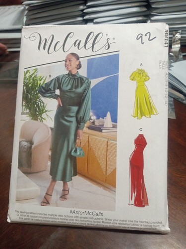 M8141 Sewing Pattern Formal PROM Special Occasion Misses' Dresses ...