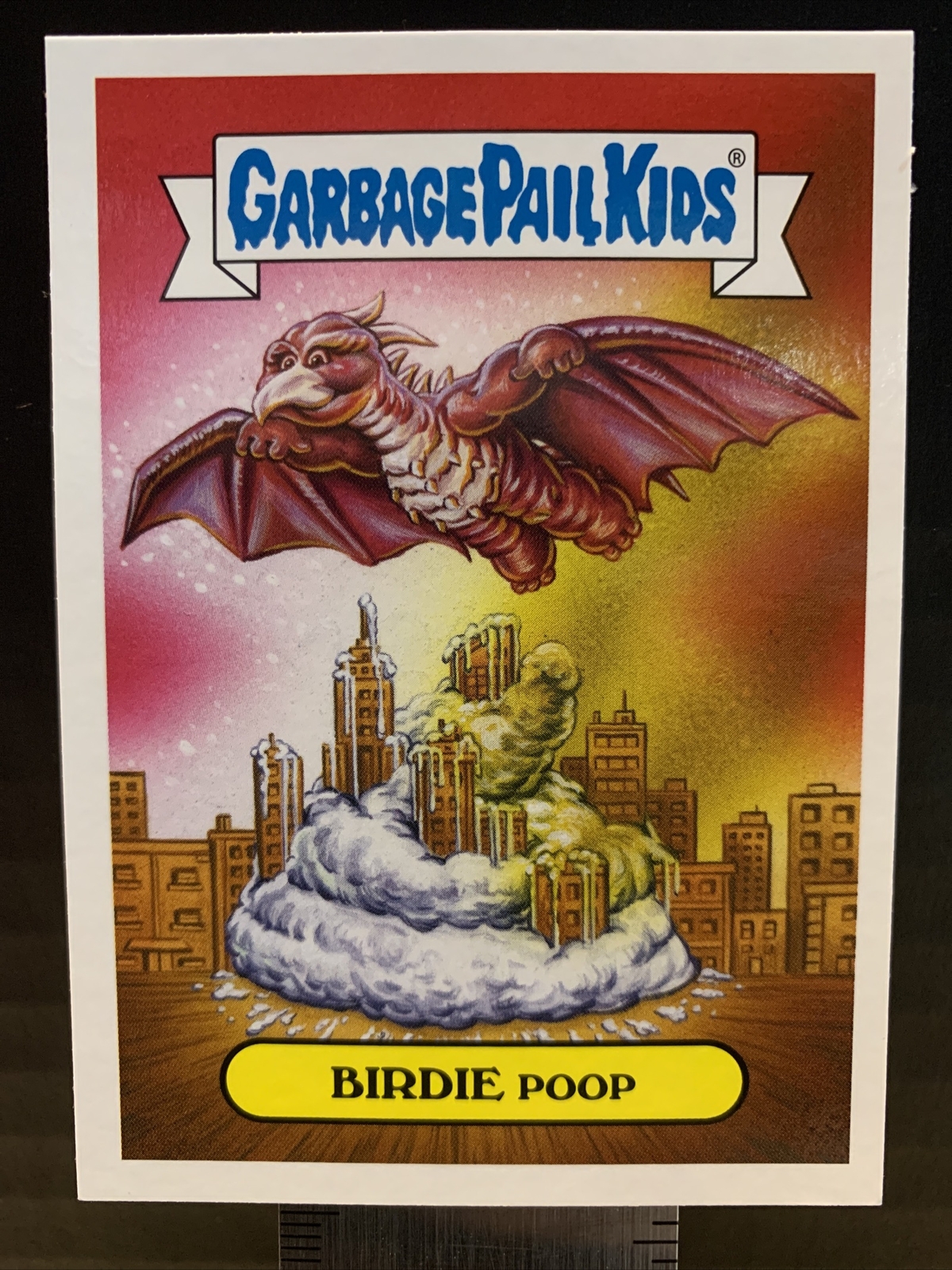 Garbage Pail Kids GPK RODAN Birdie Poop 3.5” X 2.5” Refrigerator Fridge ...