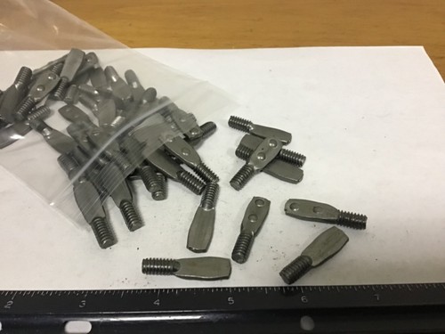 New Qty (50) Buckeye PD 2120 Straight Spaded Weld Screws, 1/4-20 ...