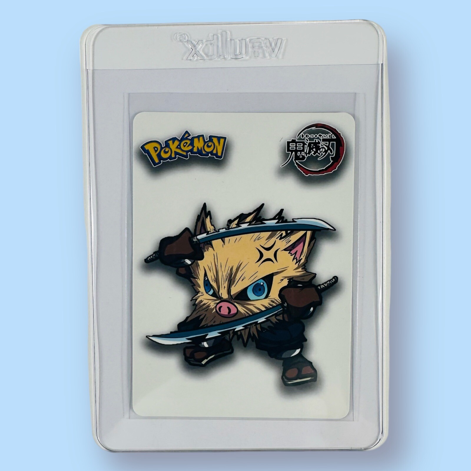 Demon Slayer Pokémon Crossover Inosuke, Kangaskhan, Primeape HOLO Foil ...