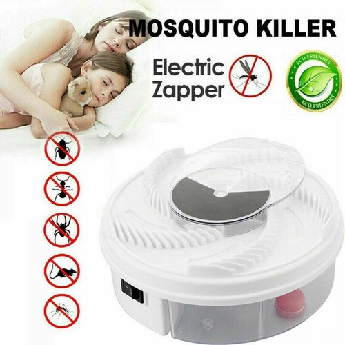 Insect Killer Fly Trap Electric Catcher Bug with Trapping Food -White ...