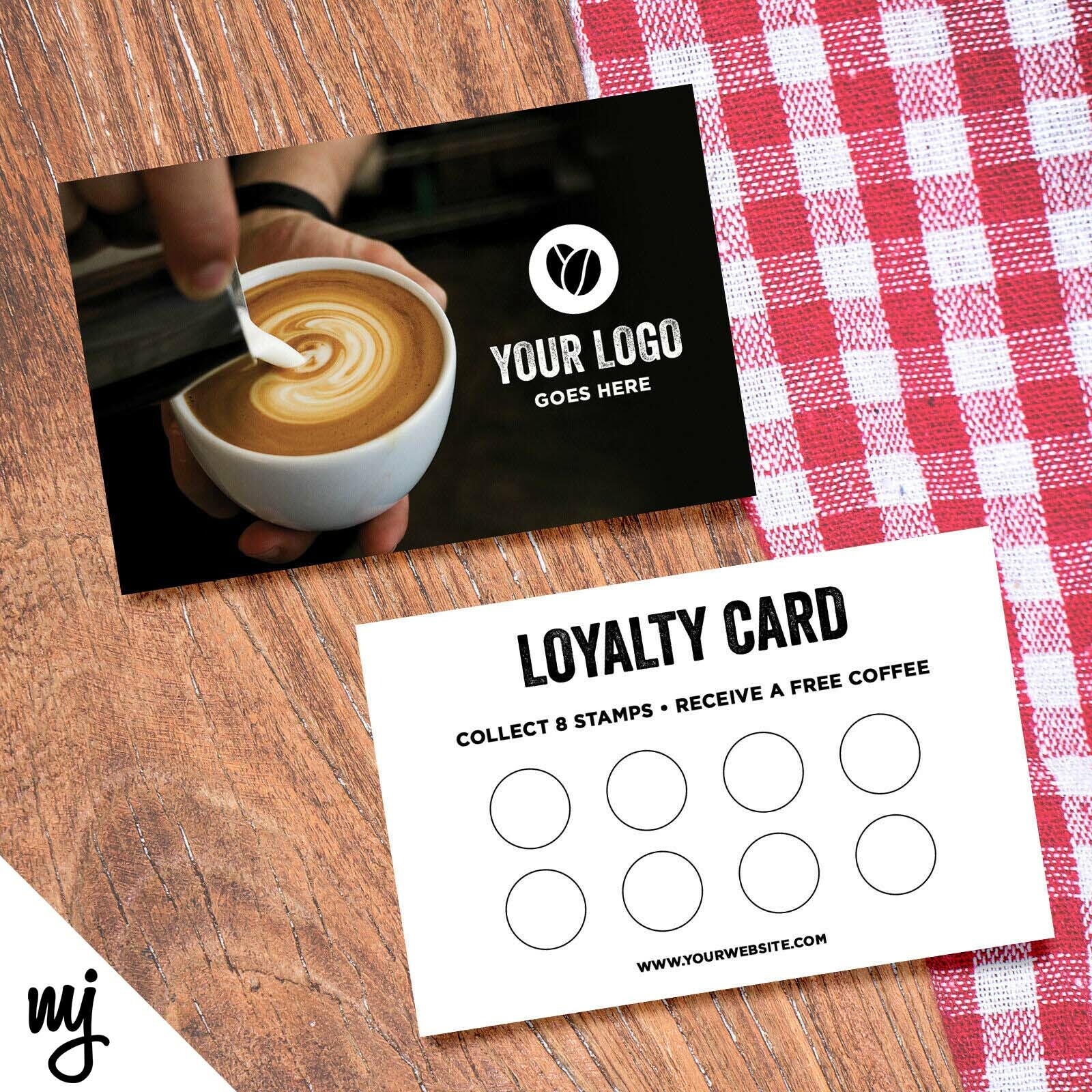 Custom Loyalty Card Printing | Cafe / Coffee Shop / Restaurant Business ...