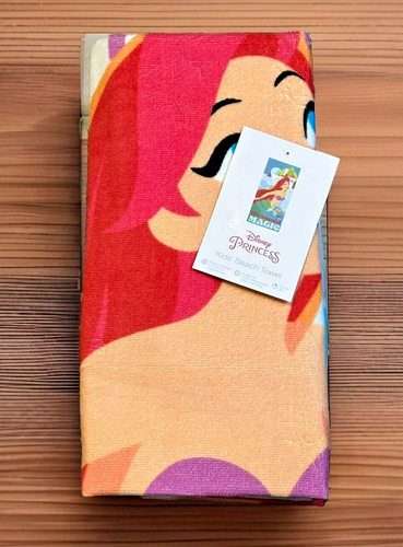 The Big One Kid's Disney Princess Ariel Beach Towel 28" x 58" Little ...