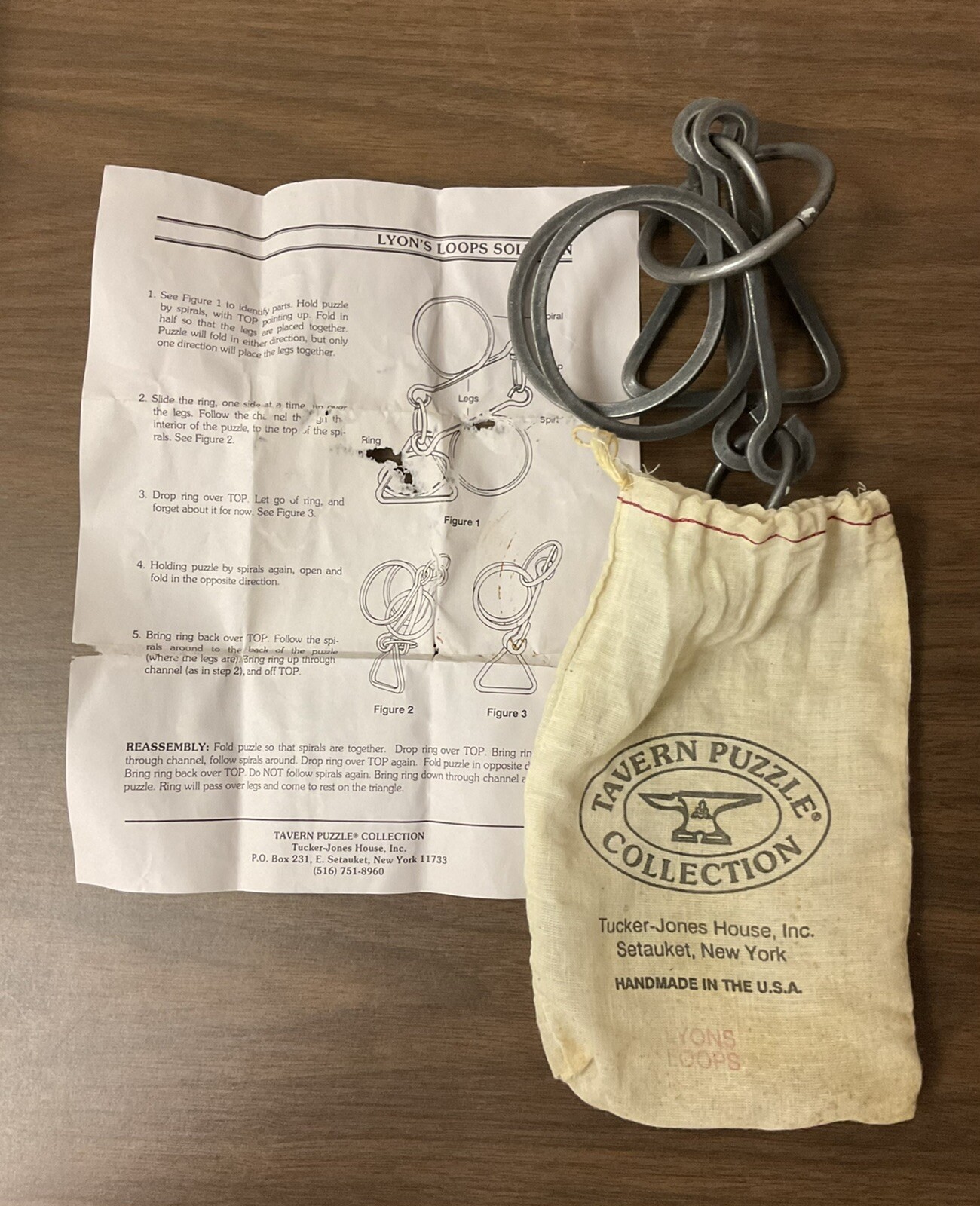 Vintage Tavern Puzzle Tucker-Jones House Lyon’s Loops Toy Bag ...