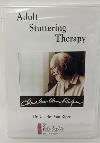 Adult Stuttering Therapy - Dr. Charles Van Riper (DVD, No. 1080, 2005 ...
