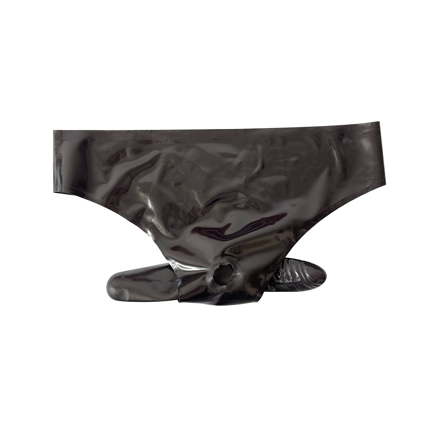 Latex Rubber Briefs Male's Shorts With Boxers Penis Sheath Underwear 0 ...