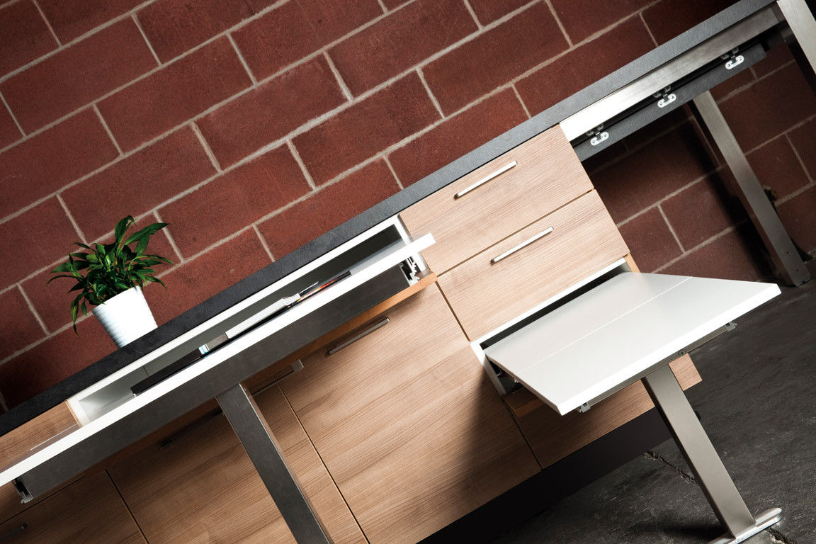 Pull Out Table With Top | 600mm Wide x 900mm | Aluminium | Space Saving ...