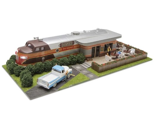 MENARDS ROCKET DINER CITY BUILDING ACCESSORY SMOKING! O GAUGE O SCALE ...