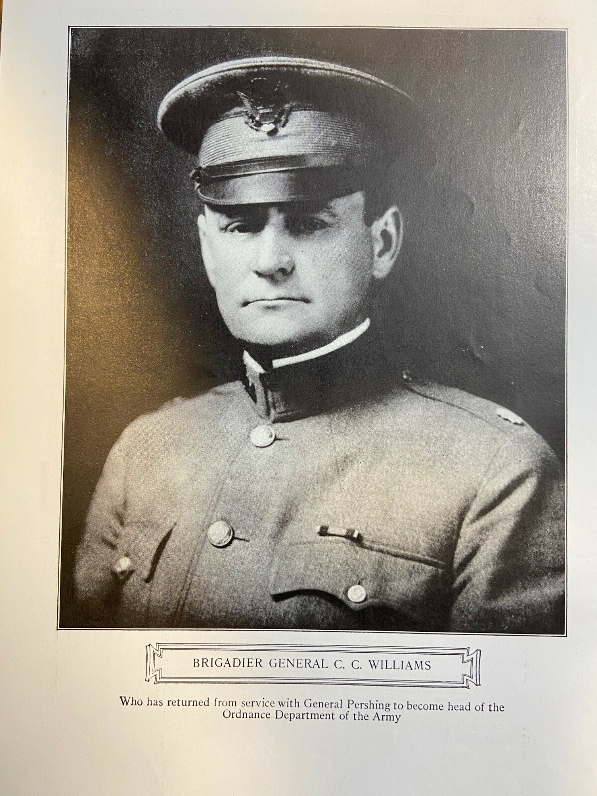 1911 Vintage Magazine Illustration Brigadier-General C. C. Williams | eBay