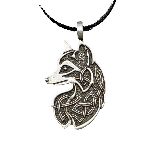 Viking Fox Pendant Necklace - Amulet, Talisman, Fylgja, Lucky Charm ...