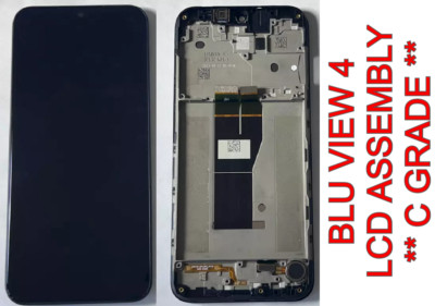 FOR BLU VIEW 4 B135DL LCD DISPLAY SCREEN TOUCH DIGITIZER + FRAME PART ...