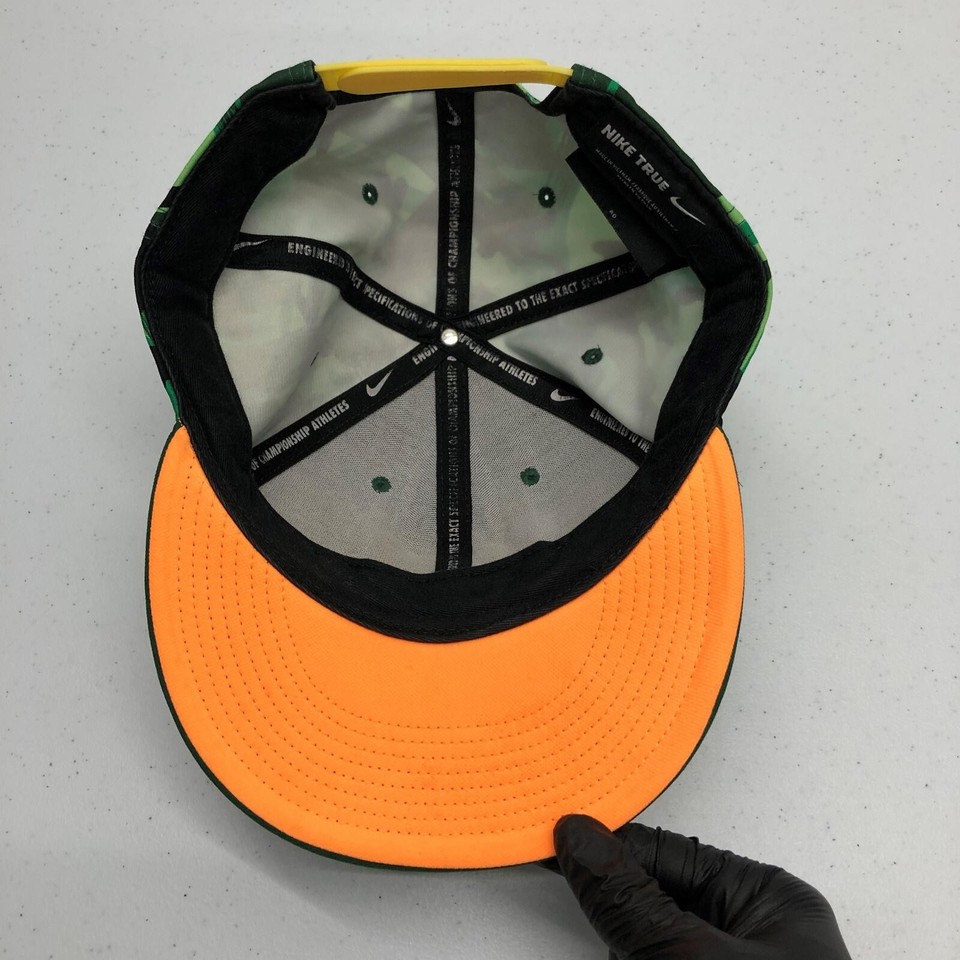 Nike KD True Hat Cap Snap Back Mens One Size Green Camo Kevin Durant ...