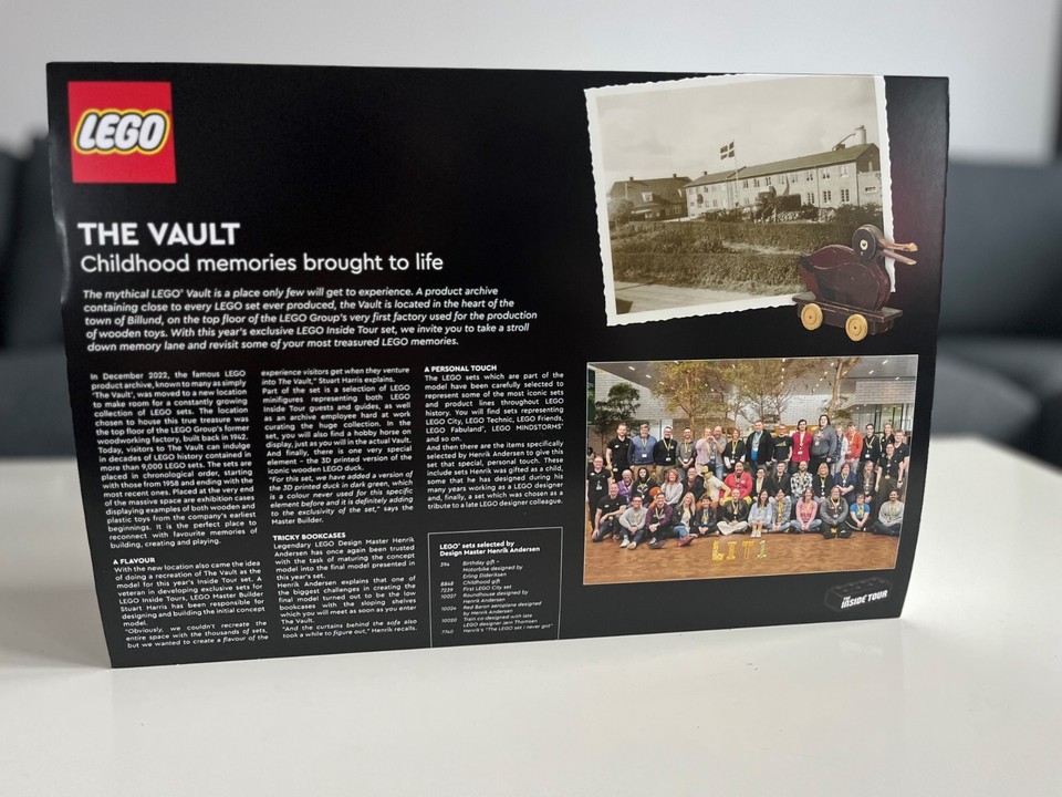 LEGO 4000042 INSIDE TOUR Set 2024 The Vault LIT 1 NEW / MISB | eBay