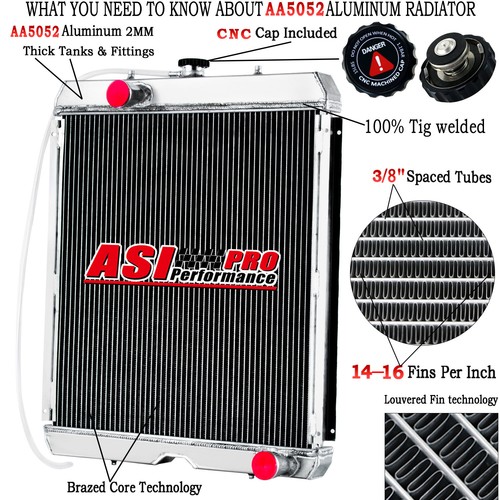 ASI 87013856 3 Row Radiator For Case 410 420 430 450 440/New Holland ...
