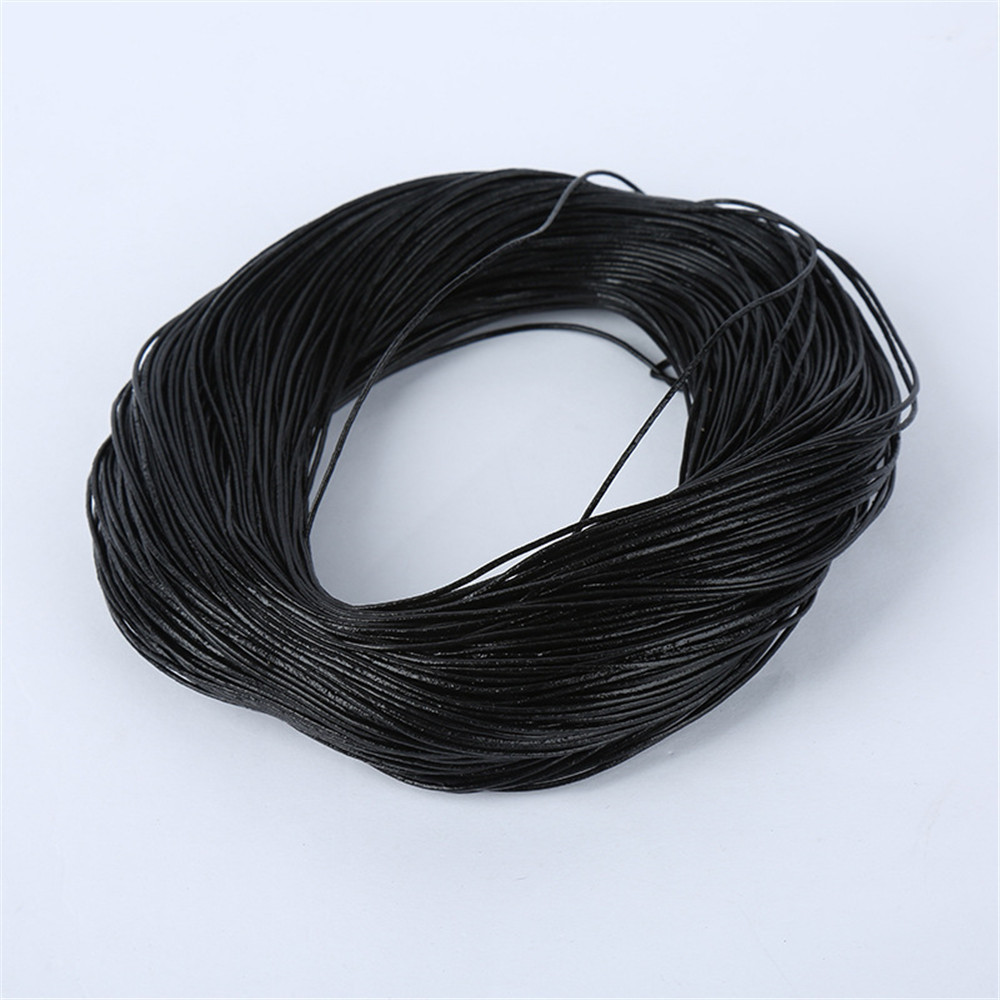 10 Meters 1/2/3mm Leather Threads Cords Strings for Bracelet Necklace ...
