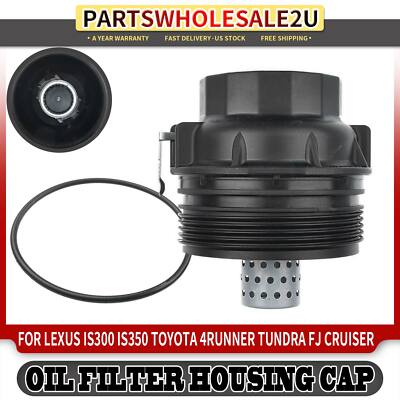 Oil Filter Housing Cover w/ O-Ring for Toyota 4Runner Tundra Lexus ...