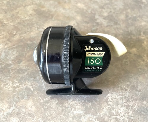 Vintage Johnson Commander 150 Accucast Fishing Reel USA Made Serviced ...