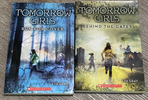Tomorrow Girls Series Book 1-2 Eva Gray BOOK LOT Run For Cover, Behind ...