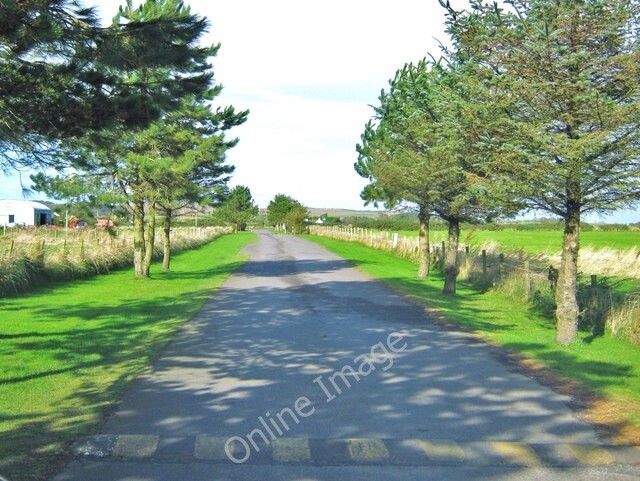Photo 6x4 Entrance road to the Sands of Luce Caravan Park Sandhead This ...