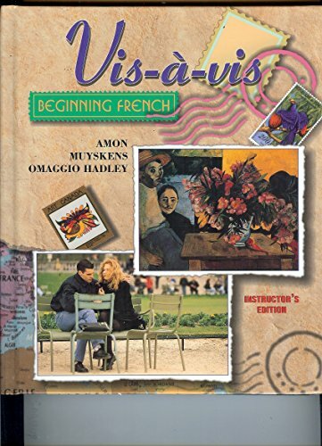 Vis-A-Vis: Beginning French by Hadley, Alice Omaggio Book The Fast Free ...