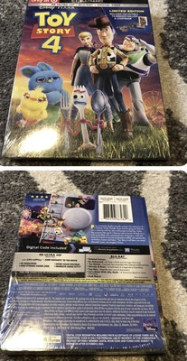 Toy Story 4 Target Limited Edition 4K + Blu-Ray + Digital + Storybook ...