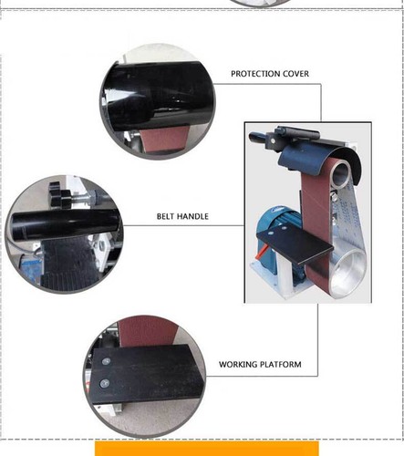 Electric Belt Sander 220V/380V Grinder 915 Belt Sanding Machine LL10 ...