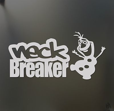 Neck breaker sticker Funny JDM Lowered honda Low car window decal | eBay