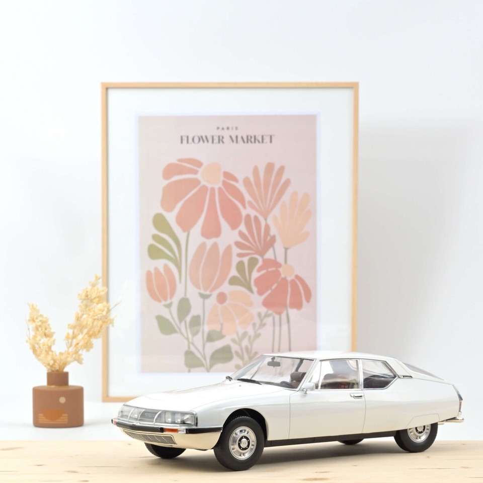 NOREV 121701 1/12 Citroen SM 1970 White Genova Presentation Version ...