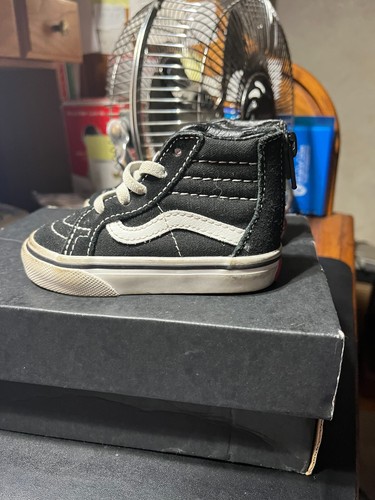 VANS "Off The Wall" Old Skool Baby Toddler Skate High Sneakers 721454 ...