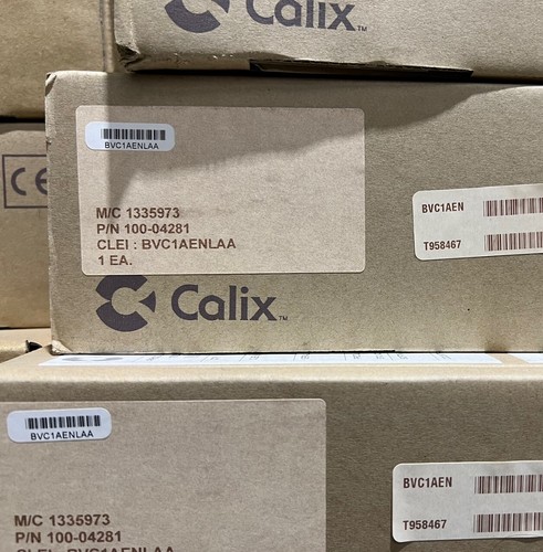 NEW CALIX NETWORKS 100-04281 REV-11 E7-2 VCP-192 VECTORING CONTROL ...